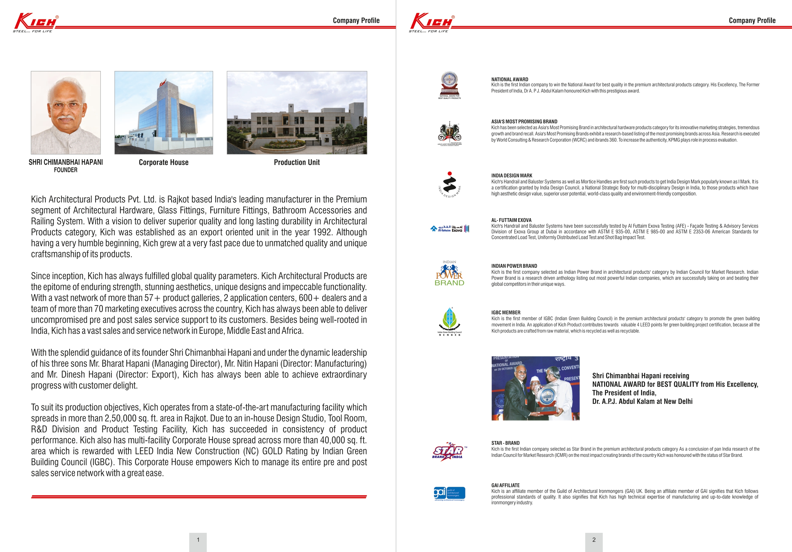 Kich Aluminium and Stainless Steel Railings